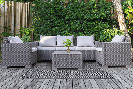 Drewniana altana IRGA z zabudową Megiw - Focus Garden