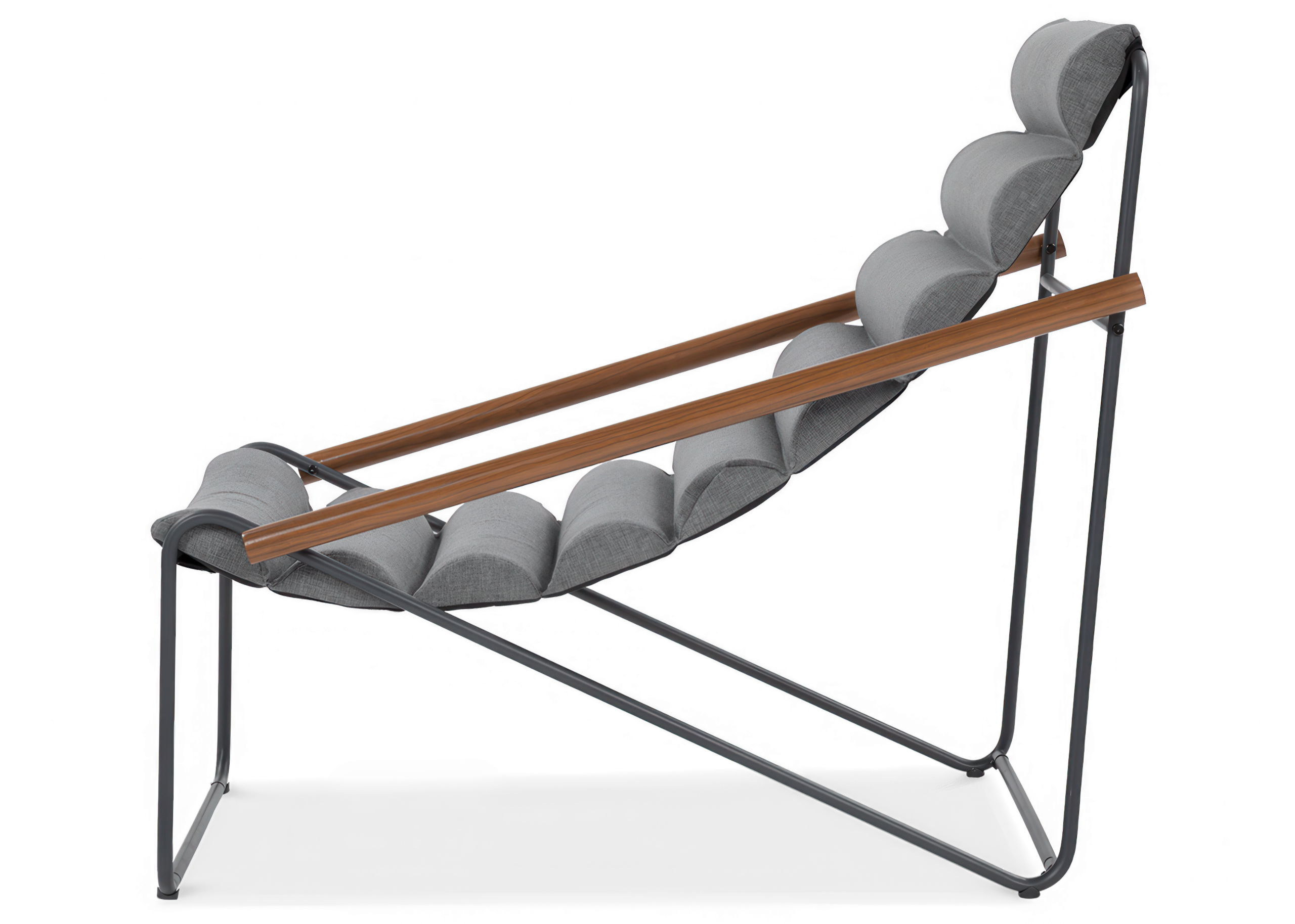 Meble tarasowe ART dwa fotele i stolik antracytowe - Focus Garden