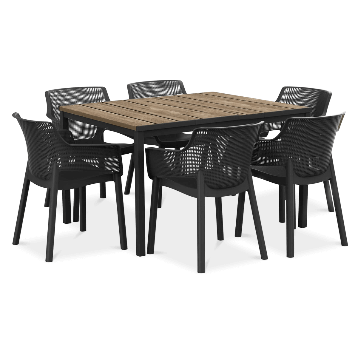 Zestaw jadalniany ELISA/PORTO 160 Graphite dla 6 osób – Keter